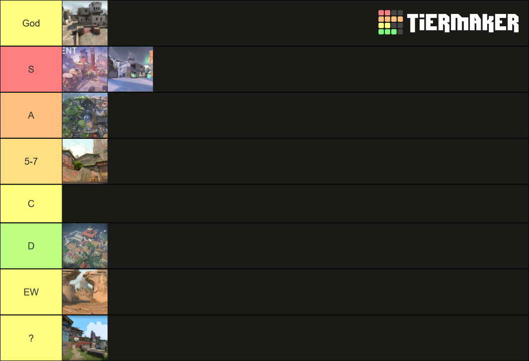 Valorant Maps Tier List (Community Rankings) - TierMaker