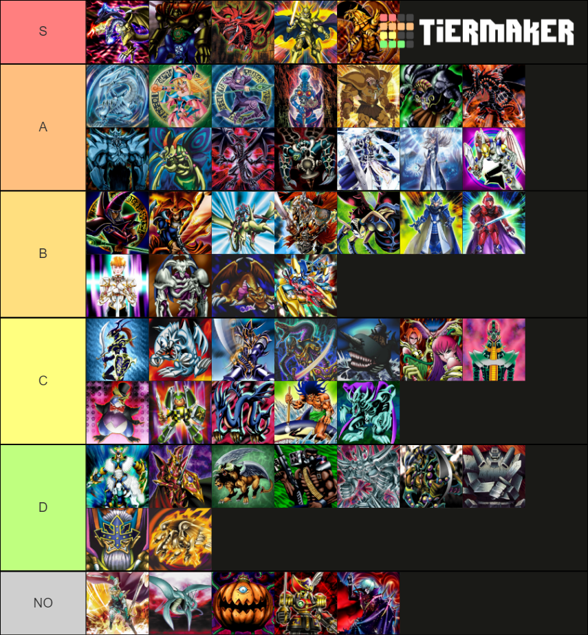 Yugioh Signature Monsters/Boss Monsters - DM Tier List (Community ...