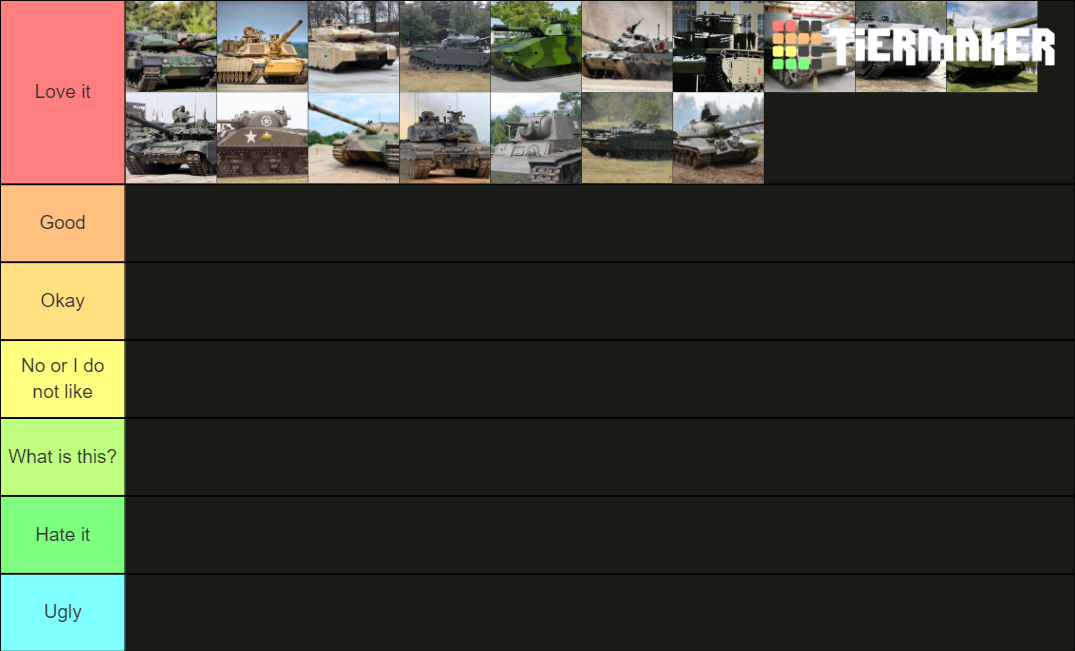Tank Tier List (Community Rankings) - TierMaker