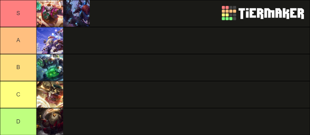 Bard Skins Tier List (Community Rankings) - TierMaker