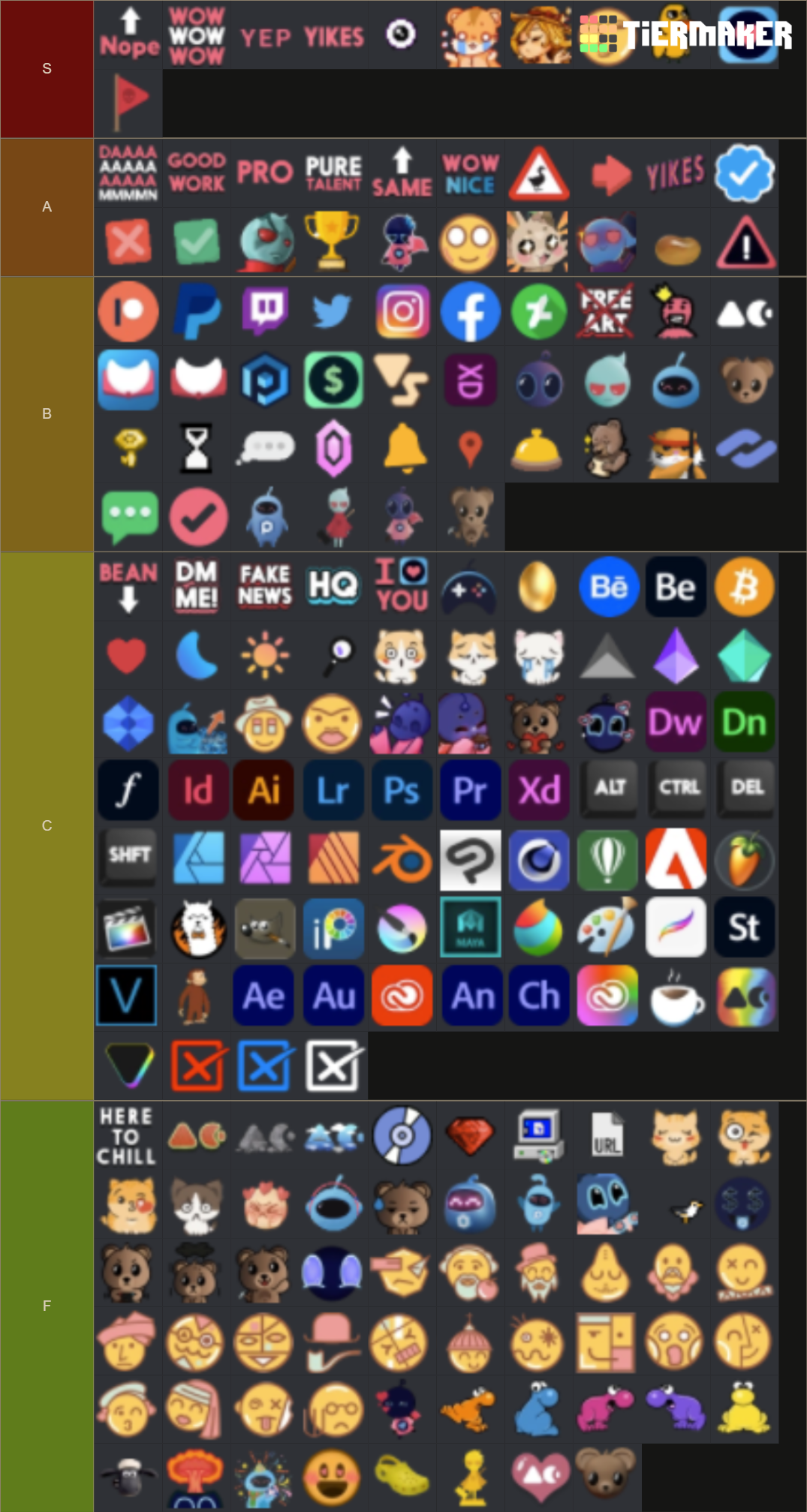 Art Club Emotes Tier List (Community Rankings) - TierMaker