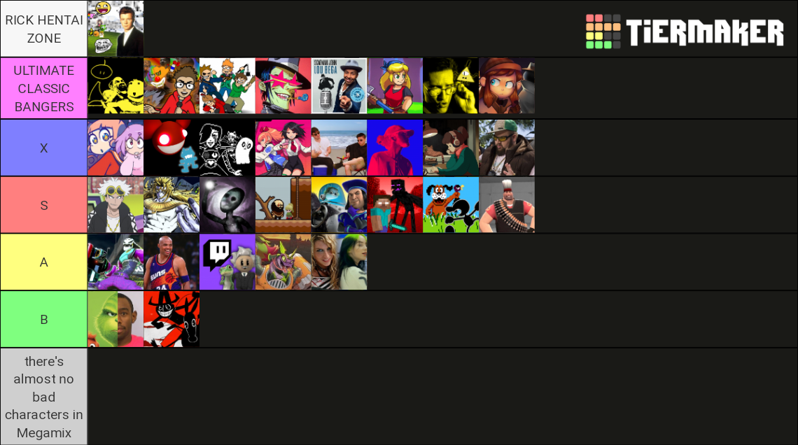 [UNOFFICIAL] Mashup Week: Megamix - Tier List (Community Rankings ...