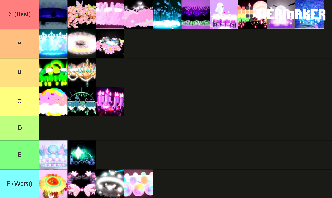 😇Royale High Halos😇 Tier List (Community Rankings) - TierMaker