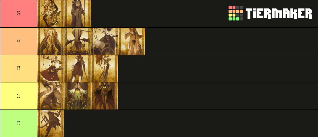 FGO Classes Tier List (Community Rankings) - TierMaker