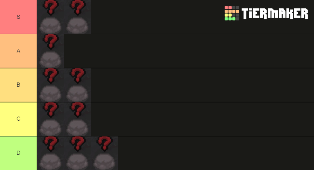 Devil Deal item Tier List (Community Rankings) - TierMaker