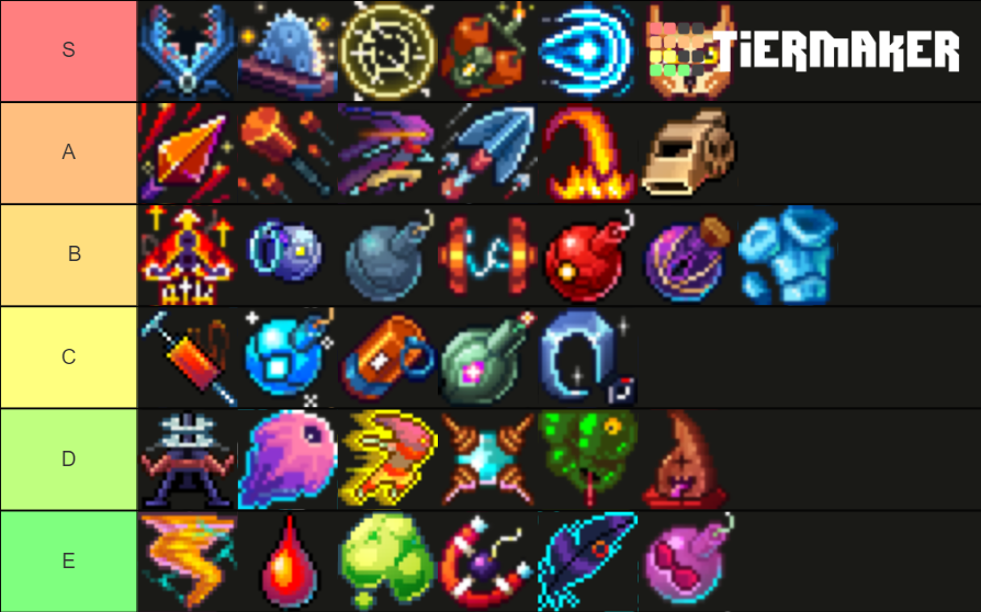 Ranking every weapon in Dead Cells Tier List (Community Rankings ...