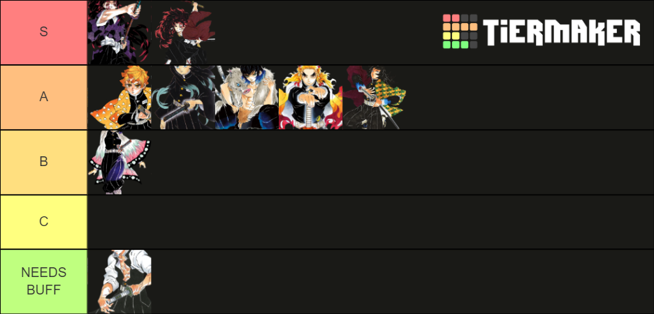 Demon Fall Breathing Tier List (Community Rankings) - TierMaker