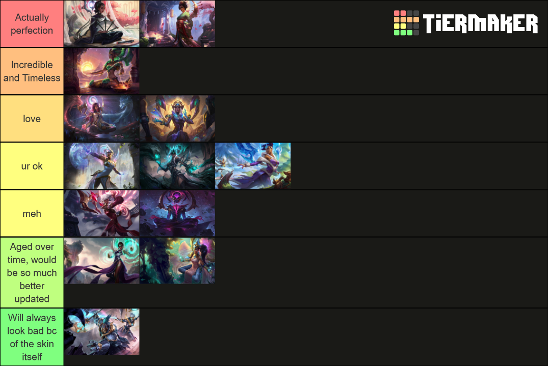 League of Legends - Karma Skins Tier List (Community Rankings) - TierMaker