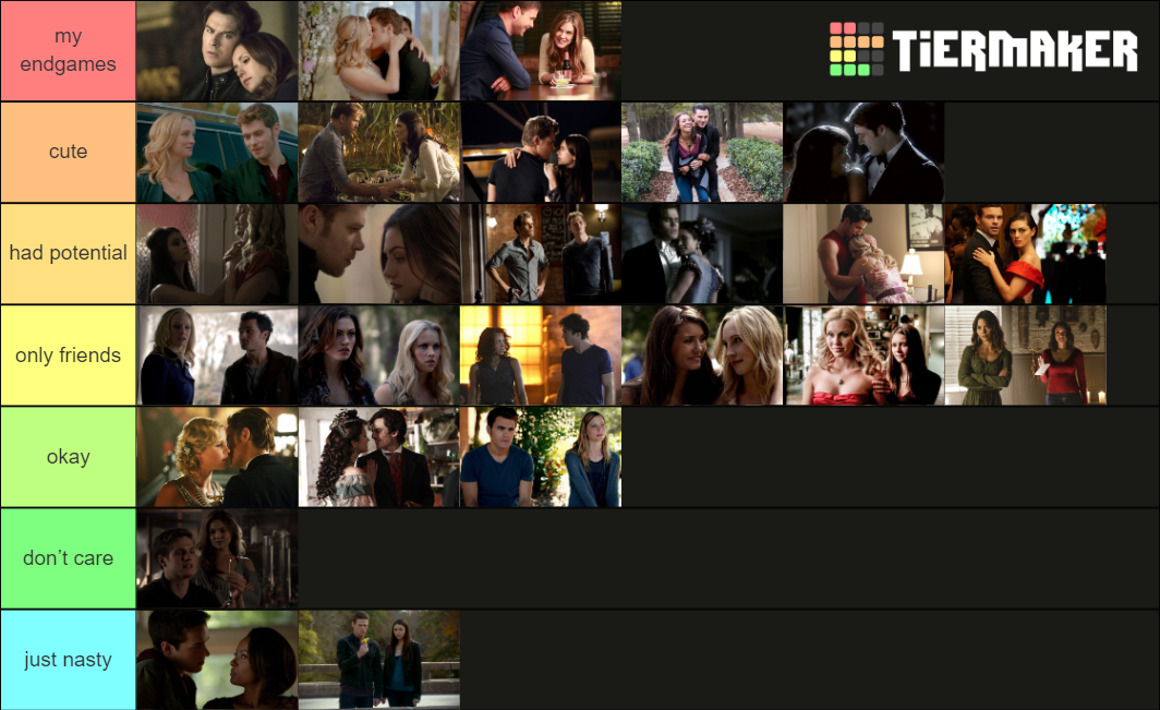 the vampire diaries universe ships Tier List (Community Rankings ...