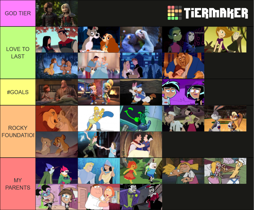 ULTIMATE OTP Tier List (Community Rankings) - TierMaker