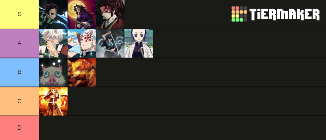 Demonfall respiraciones 2.8 Tier List (Community Rankings) - TierMaker