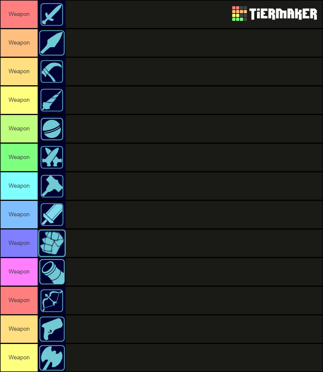 Brawlhalla Weapon Counter Tier List (Community Rankings) - TierMaker