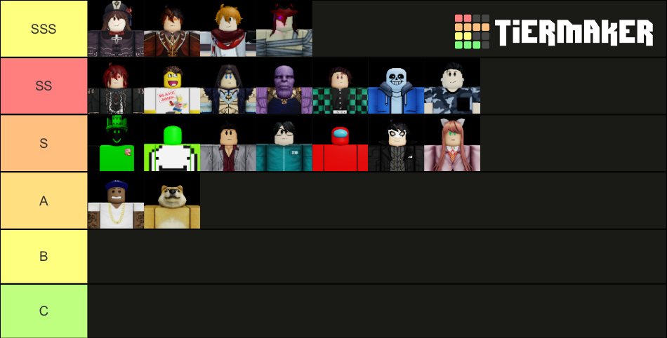 Crossover Arena Characters Tier List (Community Rankings) - TierMaker