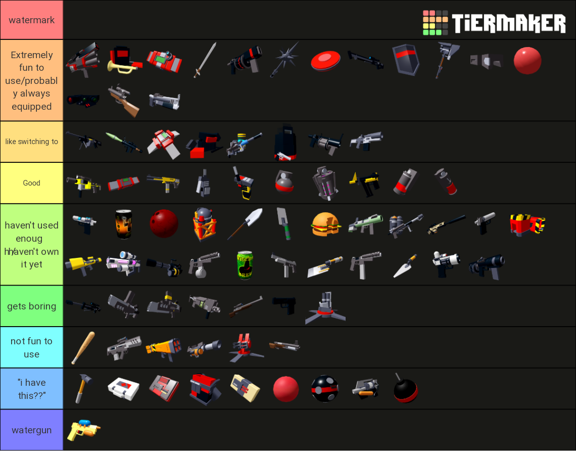 flappy men weapon tierlist Tier List (Community Rankings) - TierMaker