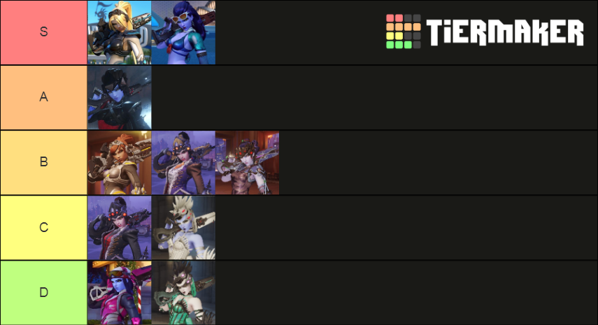 Widowmaker Skins Tier List (Community Rankings) - TierMaker