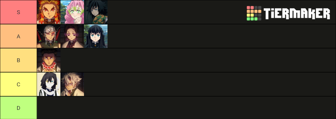 demon slayer pillars Tier List (Community Rankings) - TierMaker