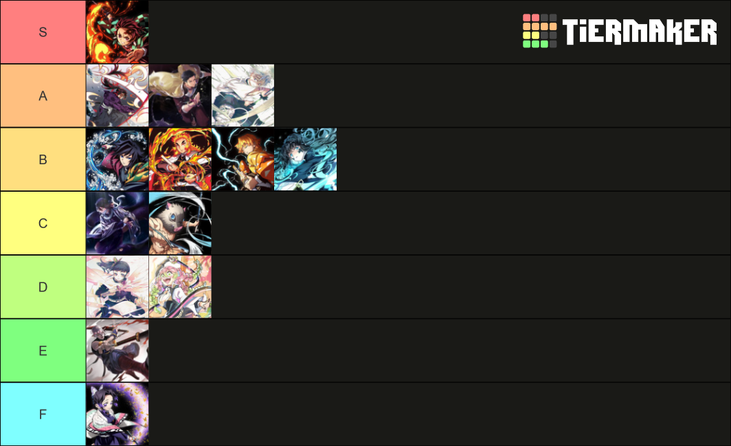DS breathing styles Tier List (Community Rankings) - TierMaker
