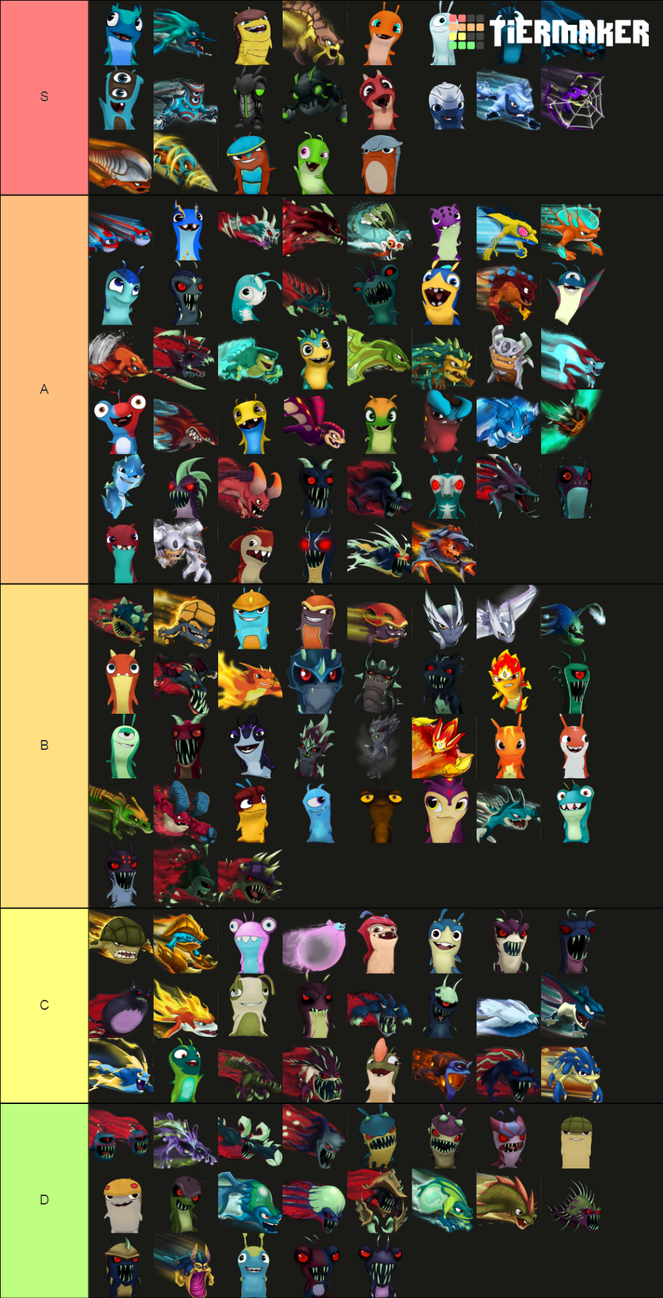 Slugterra All Slugs and Velocity Forms Tier List (Community Rankings ...