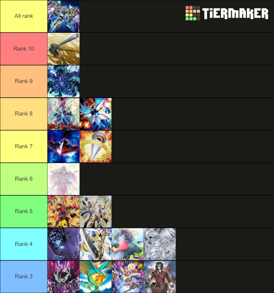 GENERIC XYZ MONSTER Tier List (Community Rankings) - TierMaker