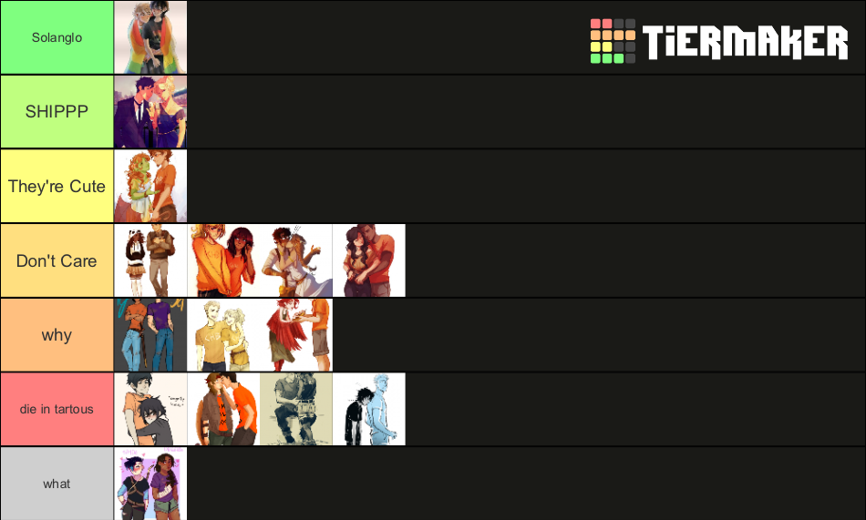 Pjo/Hoo Ships Tier List (Community Rankings) - TierMaker