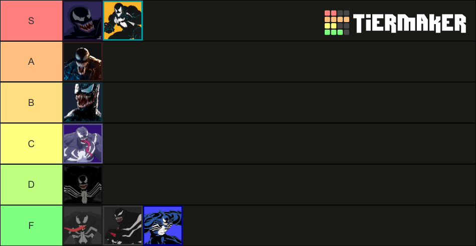 Incarnations of Venom (TV, Movies) Tier List (Community Rankings ...