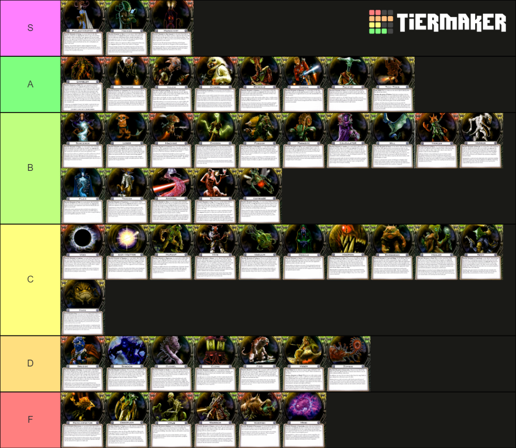 Cosmic Encounter Aliens (Base Set) Tier List (Community Rankings ...