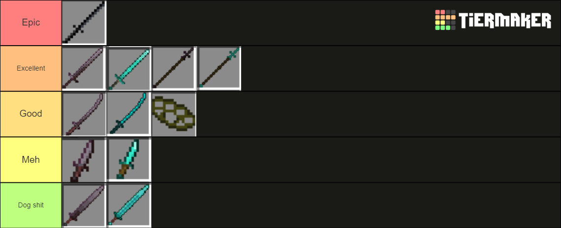 epic fight weapon tier Tier List (Community Rankings) - TierMaker