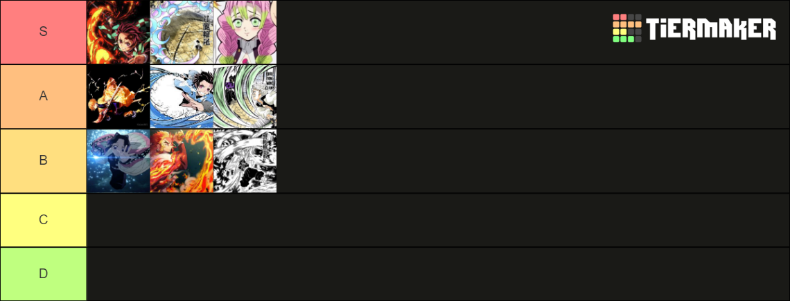 Demonfall Breathings 3.0 Tier List (Community Rankings) - TierMaker