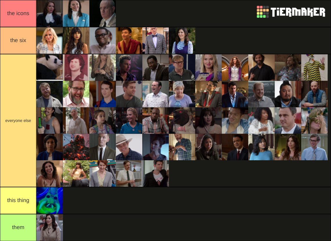 The Good Place Characters Tier List (Community Rankings) - TierMaker