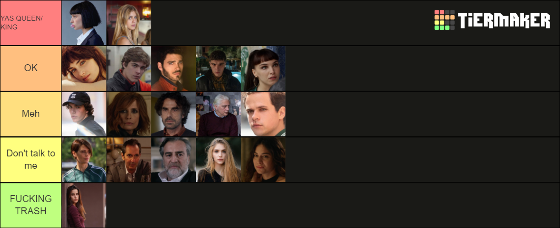 Baby (Netflix) characters Tier List (Community Rankings) - TierMaker