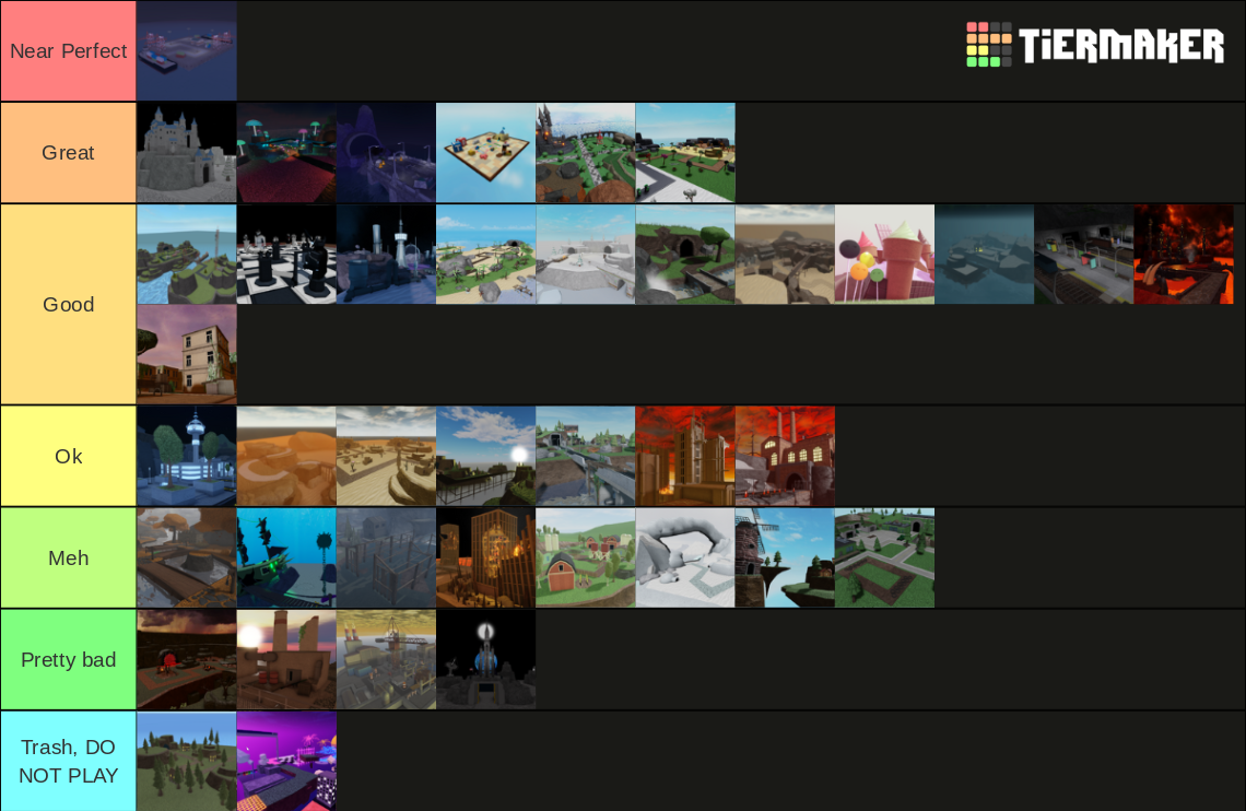 Tower Defense Simulator Maps Tierlist Tier List (Community Rankings ...