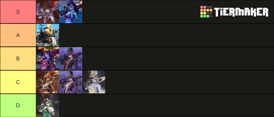 Widowmaker Skins Tier List (Community Rankings) - TierMaker