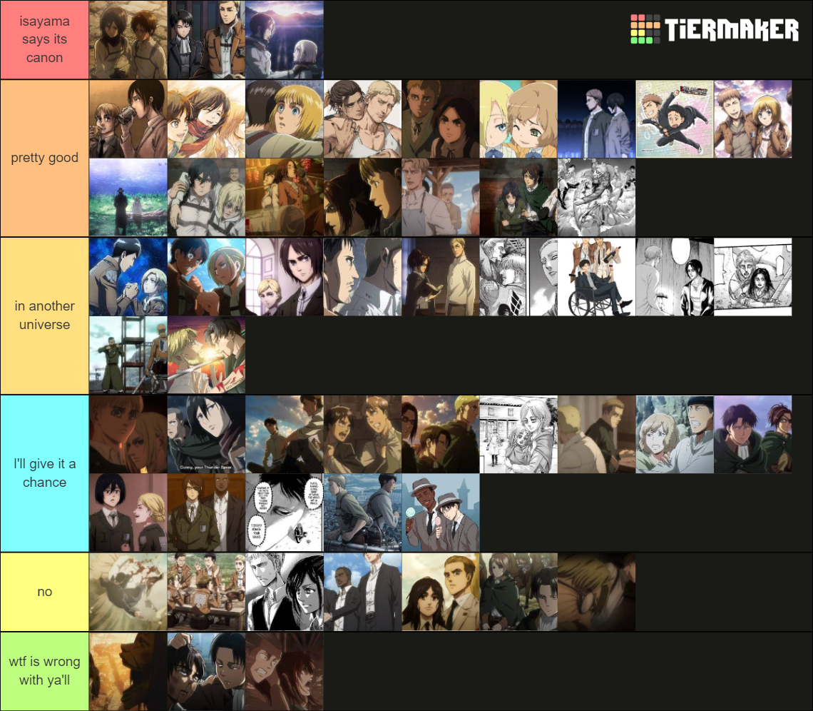 AOT Ships Tier List (Community Rankings) - TierMaker