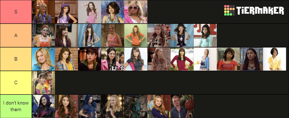 Disney Channel Female Characters Tier List (Community Rankings) - TierMaker
