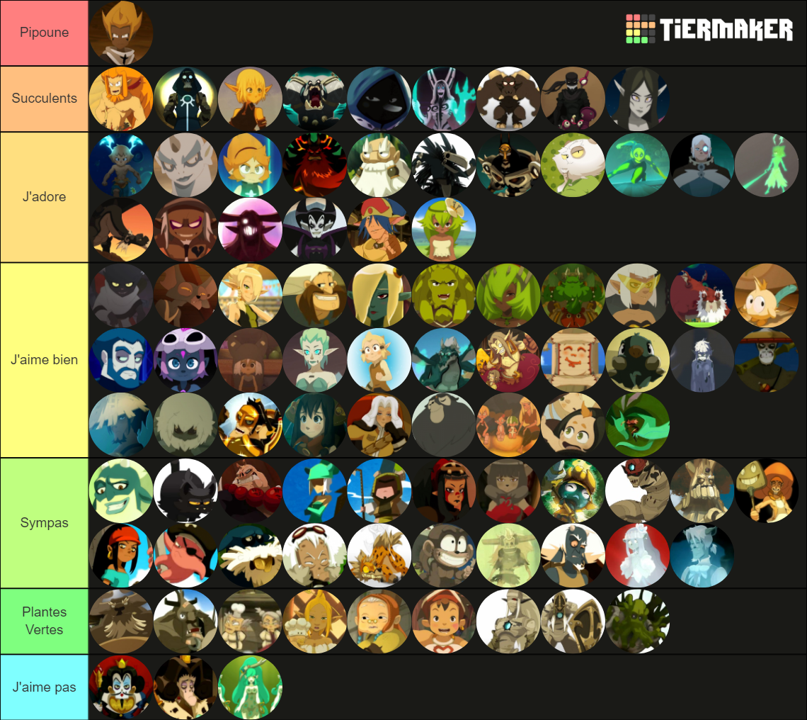 Wakfu : Characters Tier List (Community Rankings) - TierMaker