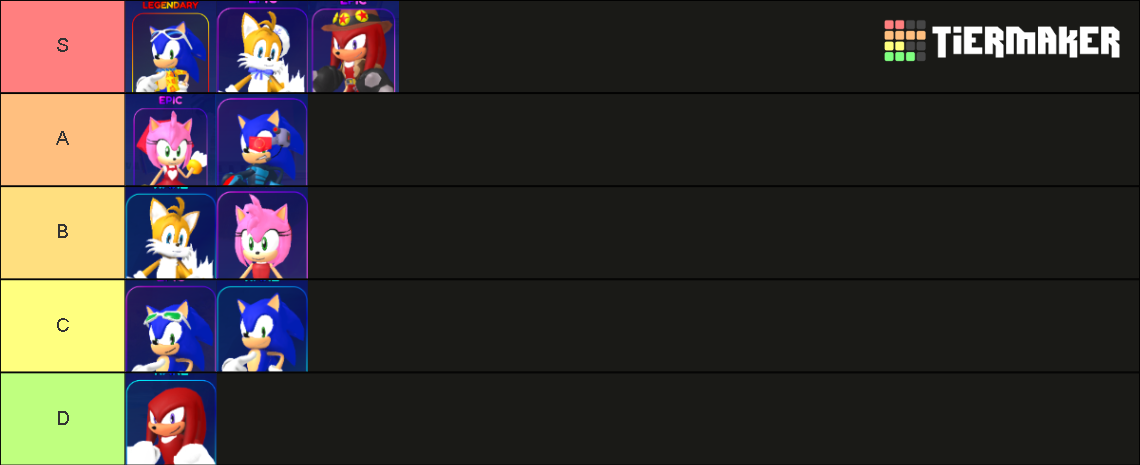 SSS (Characters & Skins) Maker Tier List (Community Rankings) - TierMaker