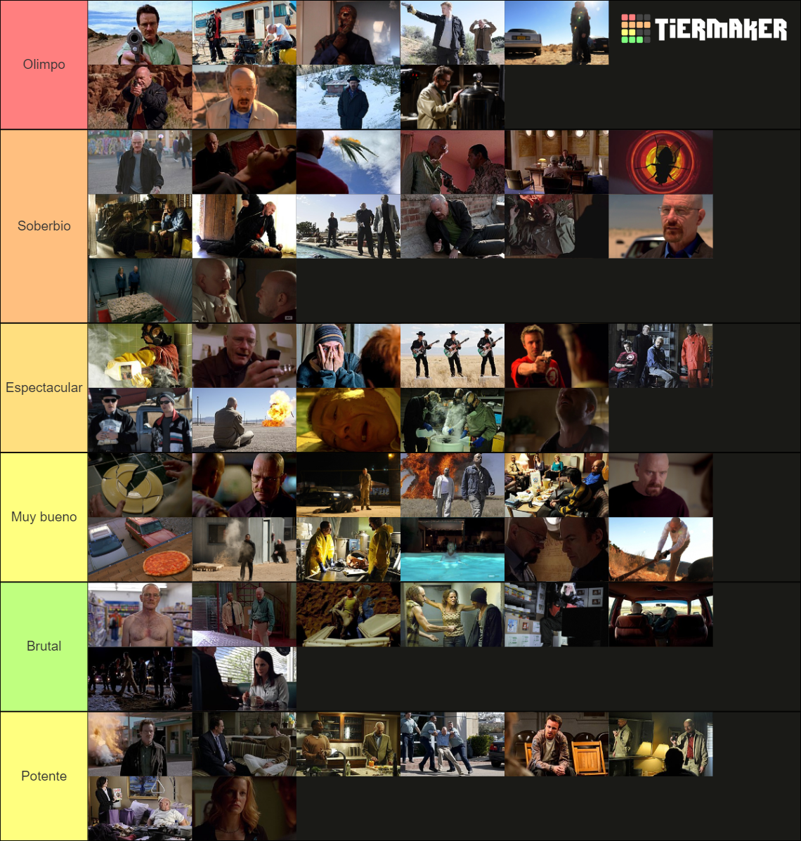 Breaking Bad Episode Ranking Tier List (Community Rankings) - TierMaker