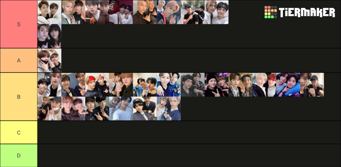 stray kids ships Tier List (Community Rankings) - TierMaker
