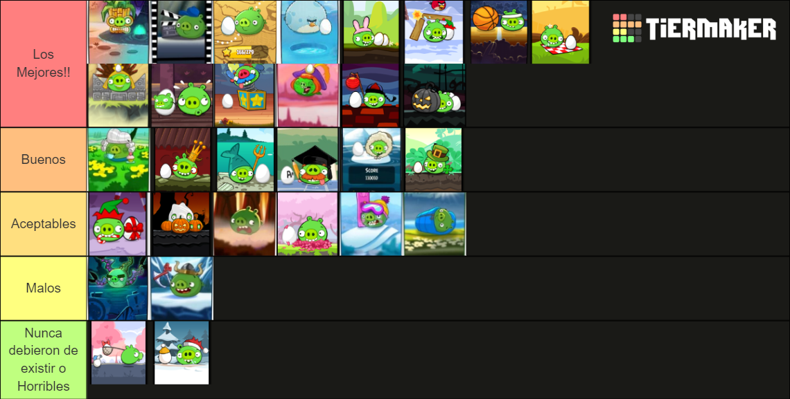 Angry Birds Seasons All Episodes!! Tier List (Community Rankings ...