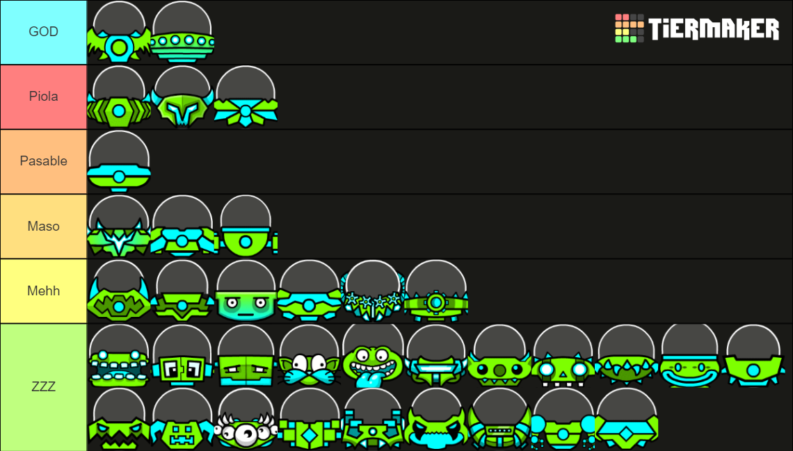 All Geometry Dash UFOs Tier List (Community Rankings) - TierMaker