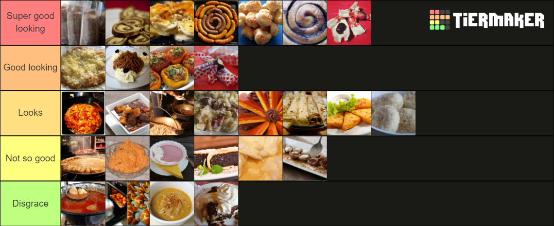 HUNGARIAN FOODS Tier List (Community Rankings) - TierMaker