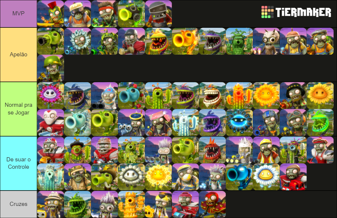 plants vs zombies garden warfare characters Tier List (Community ...