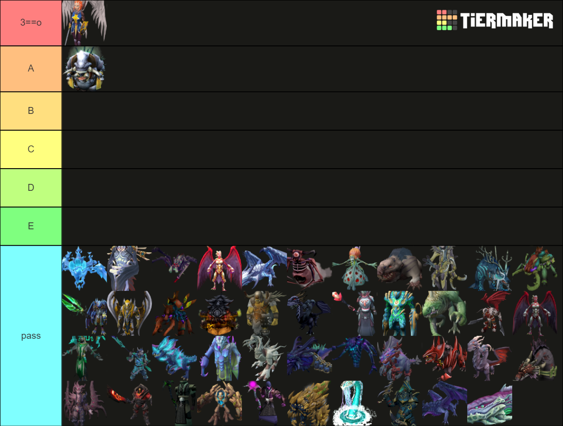 Runescape Boss Tier List (Community Rankings) - TierMaker
