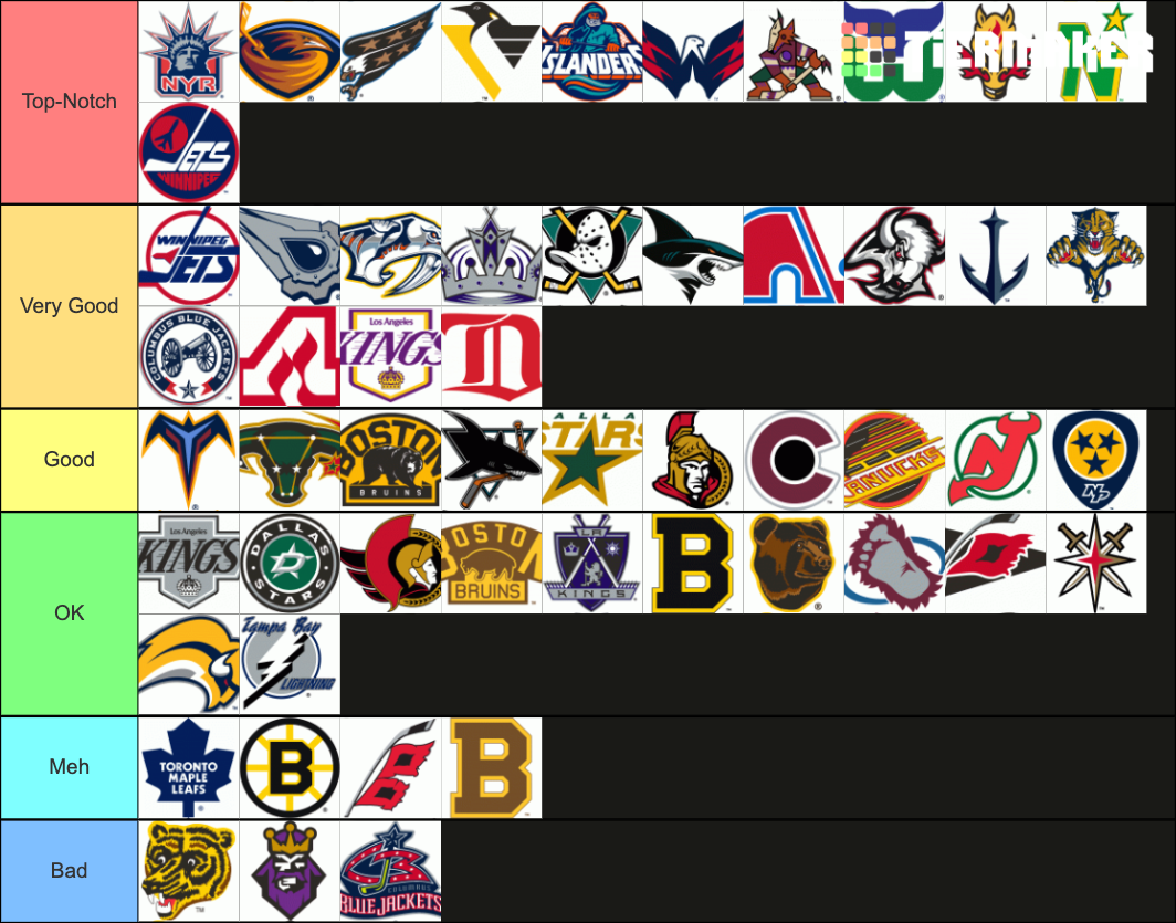 NHL OG And Alternate Logos Tier List Community Rankings TierMaker NHL OG And Alternate Logos Tier List Community Rankings TierMaker