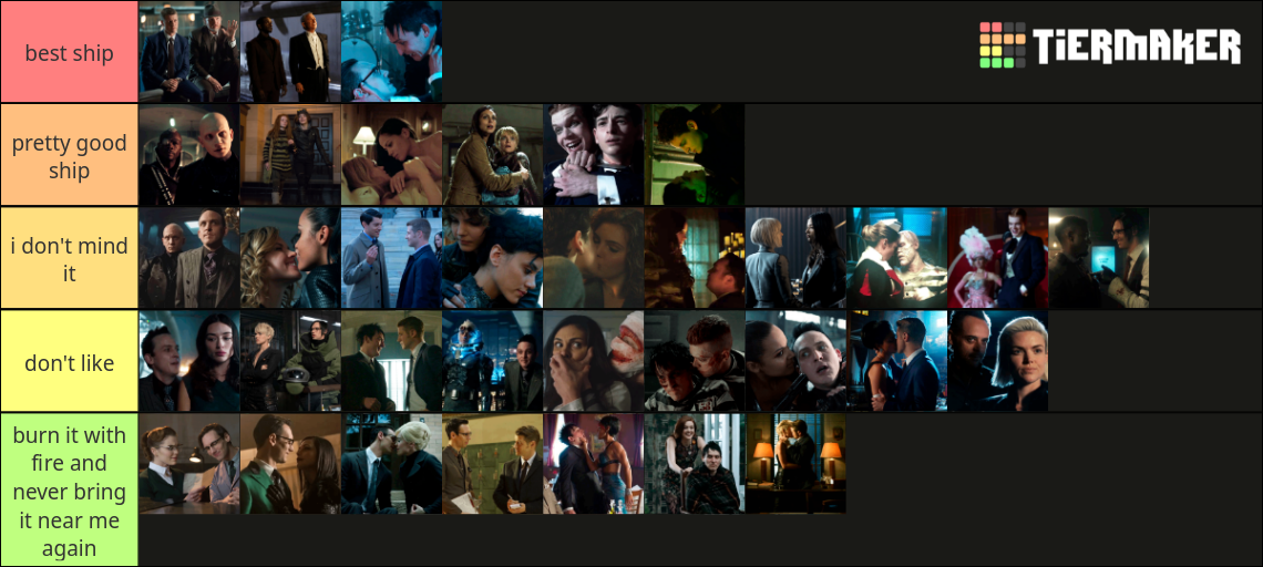 gotham ships Tier List (Community Rankings) - TierMaker