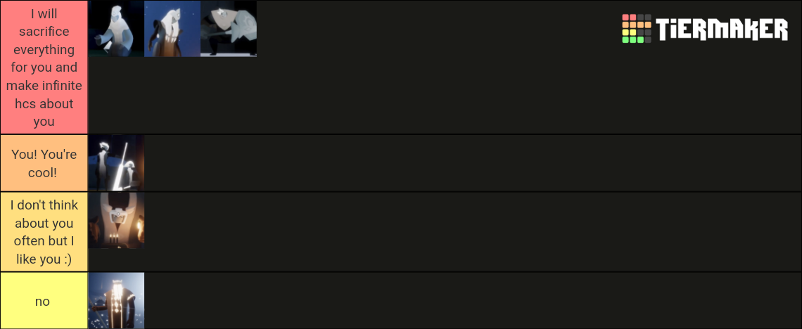 Sky COTL Tier List (Community Rankings) - TierMaker