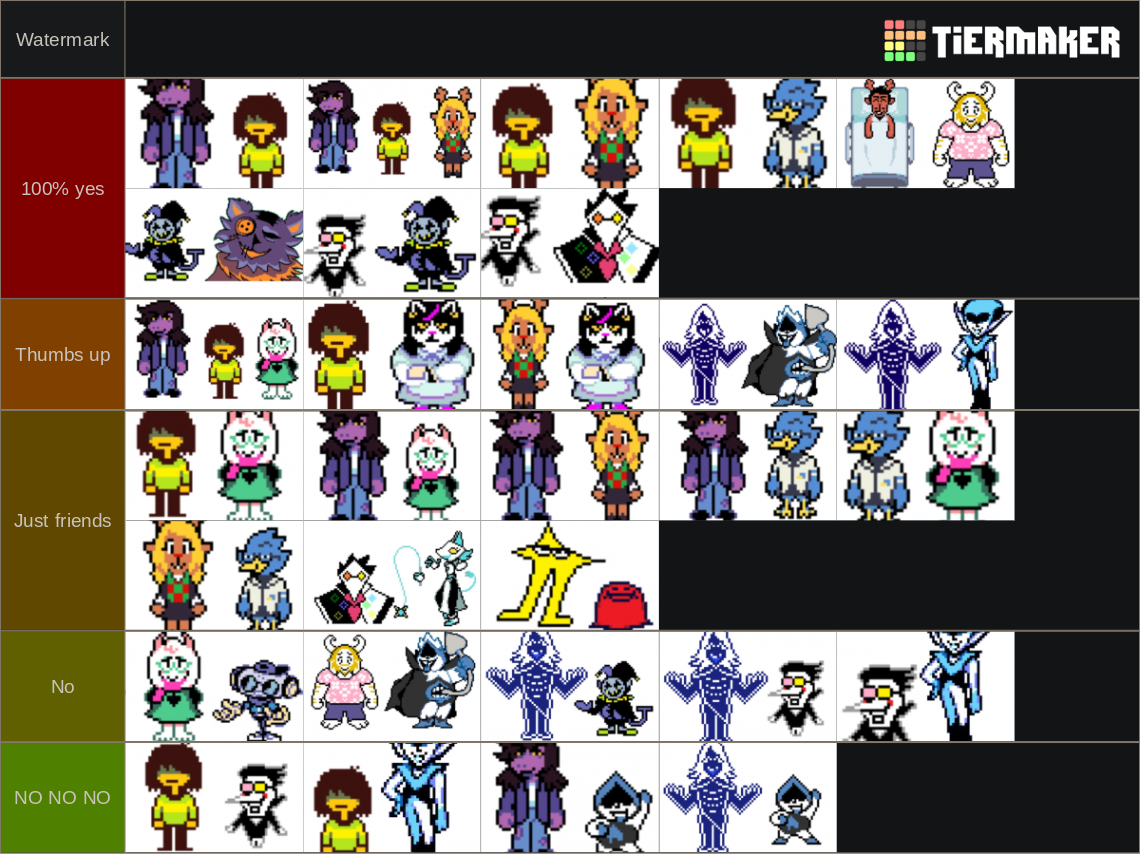 Deltarune Ships Tier List (Community Rankings) - TierMaker