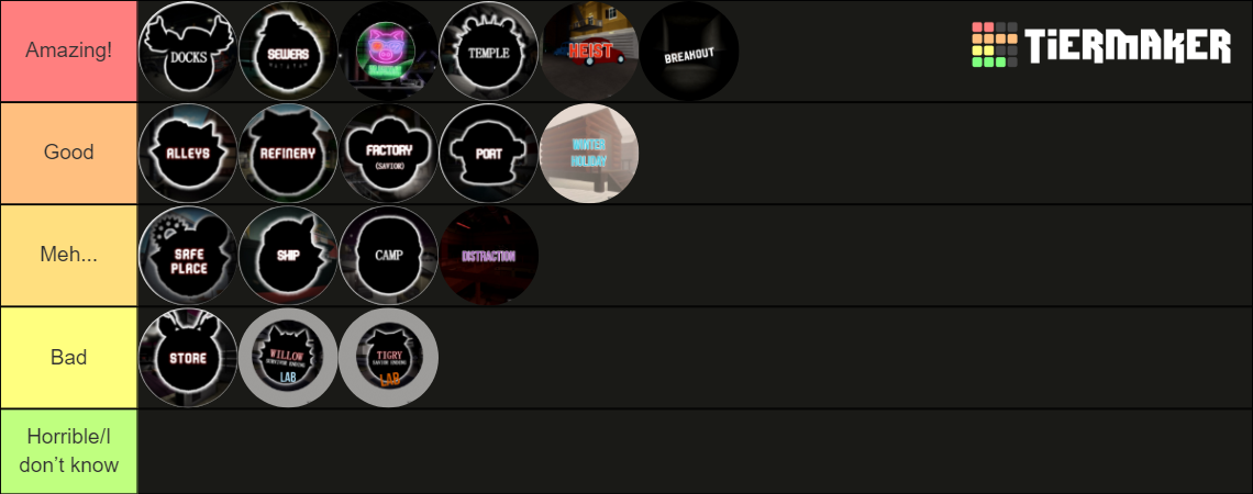 Piggy Chapters (Book 1, Book 2, & Extra Maps) Tier List (Community ...