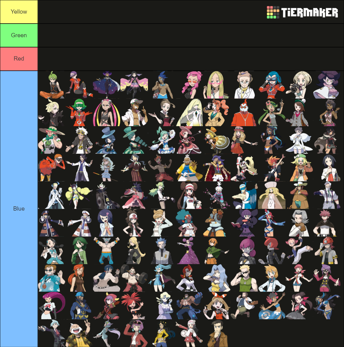 Pokémon Characters Tier List (Community Rankings) - TierMaker