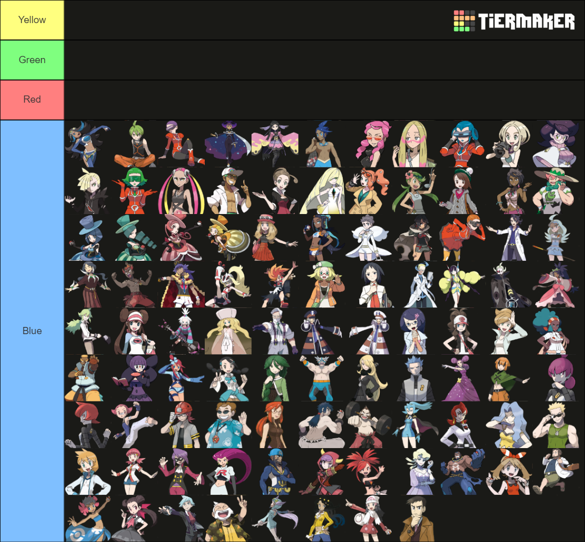 Pokémon Characters Tier List (Community Rankings) - TierMaker